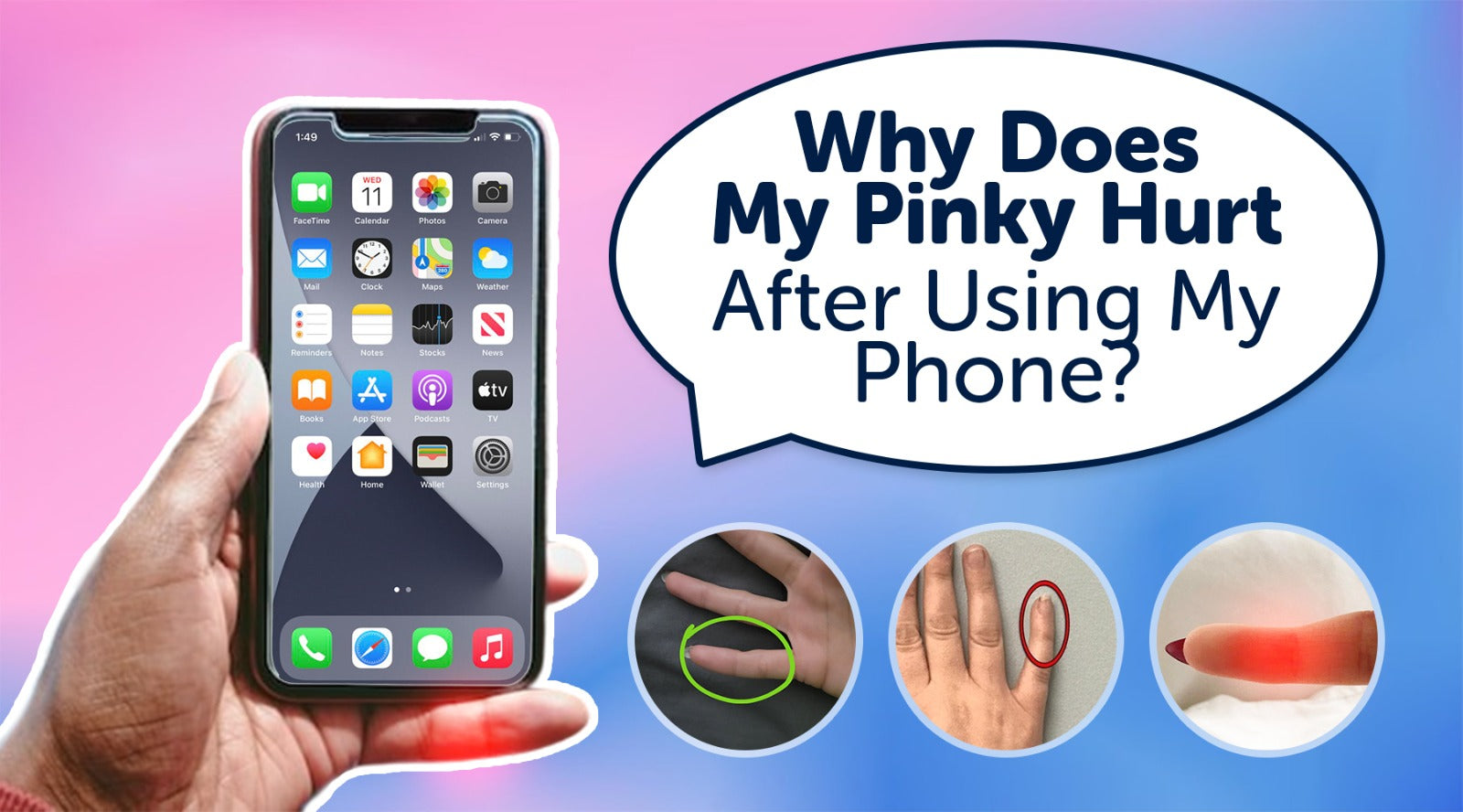 ¿Por qué me duele el meñique después de usar el teléfono? Entender la ...